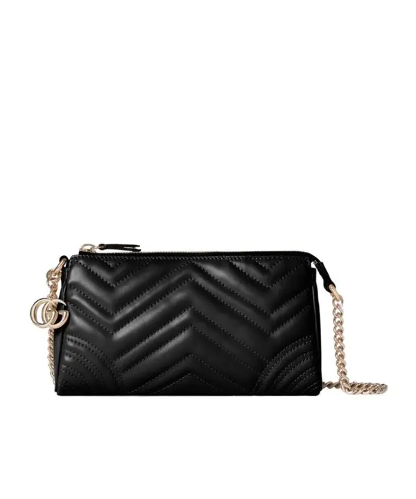Gucci Gg Marmont Small Shoulder Bag - Black