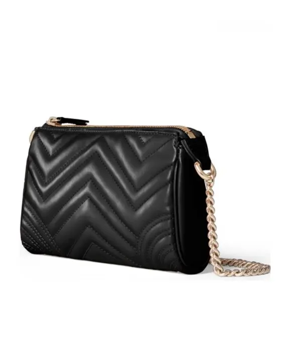 Gucci Gg Marmont Small Shoulder Bag - Black
