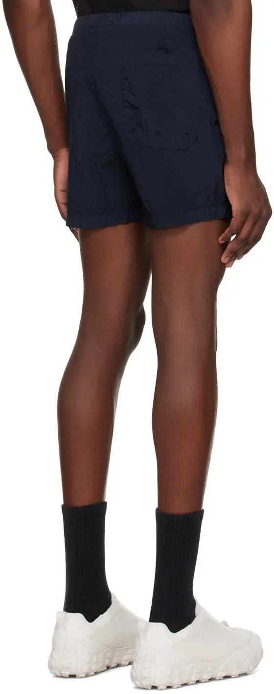 Stone Island Mid-rise Swim Shorts With Drawstring