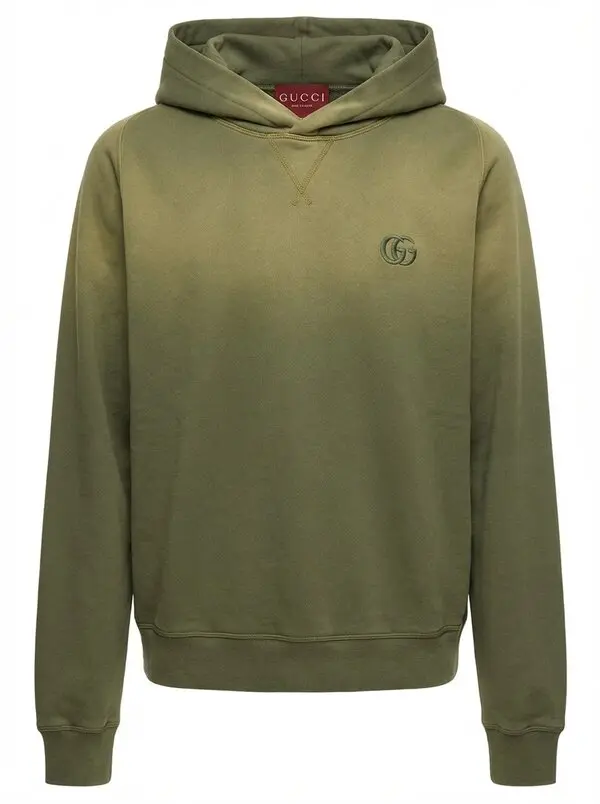 Gucci Cotton Jersey Sweatshirt - Forest Green