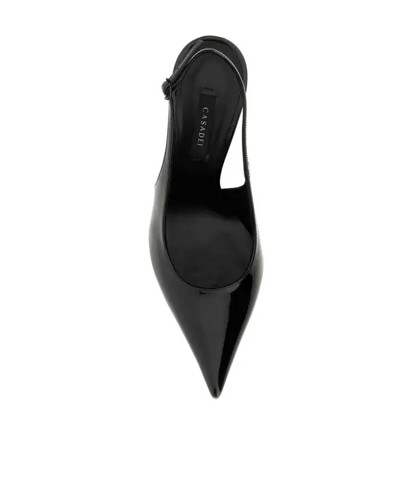 Casadei Superblade Slingback Pumps - Black