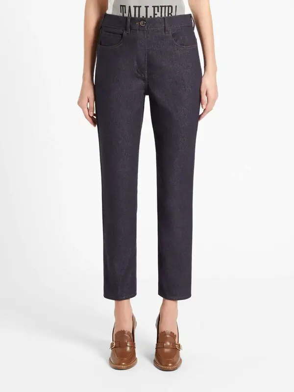 Max Mara Navy Blue Slim Jeans