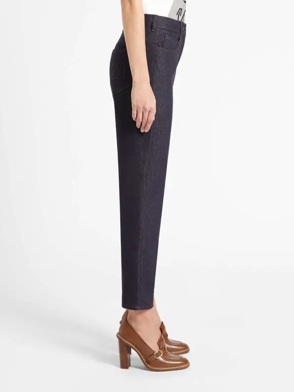 Max Mara Navy Blue Slim Jeans