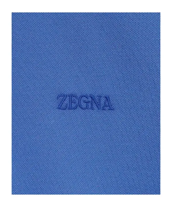 Zegna Embroidered Logo Polo Shirt