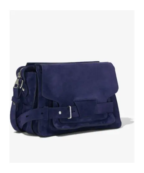 Proenza Schouler Beacon Suede Saddle Bag