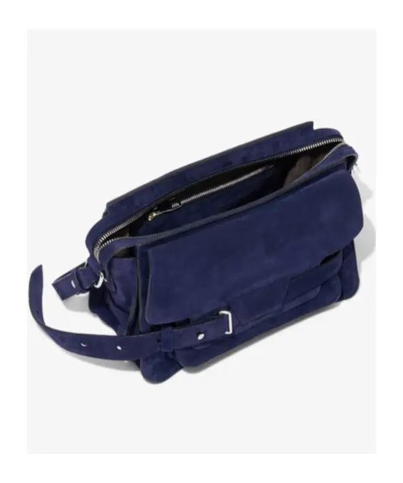 Proenza Schouler Beacon Suede Saddle Bag