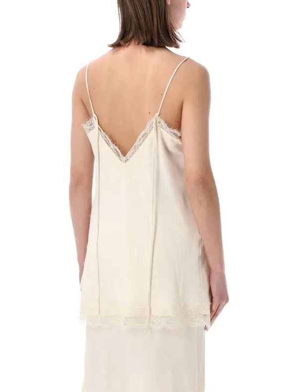 RÓHE Lace-trim Camisole Top