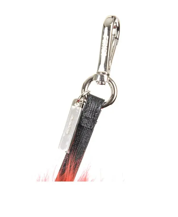 Fendi Eye Pattern Fox Fur Charm