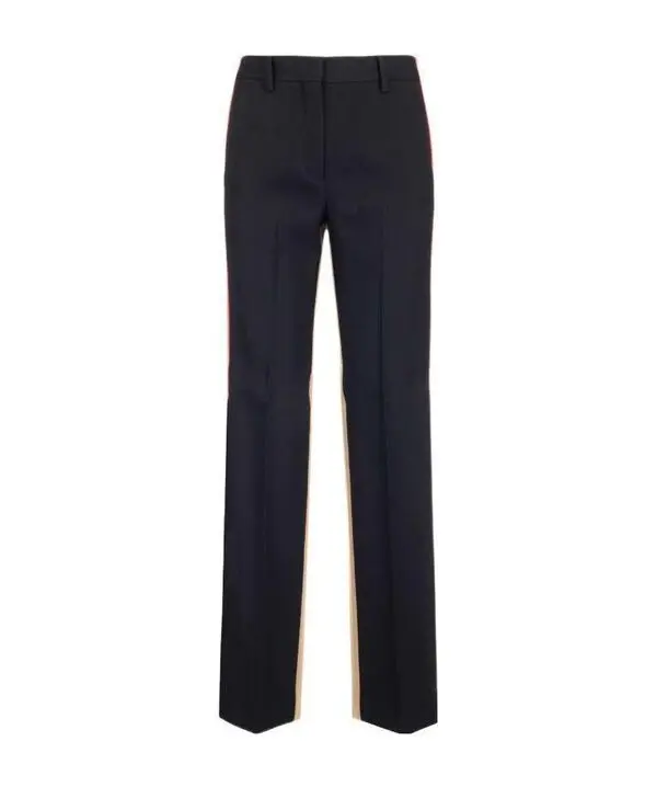 Burberry Panelled Tailed Trousers - Black