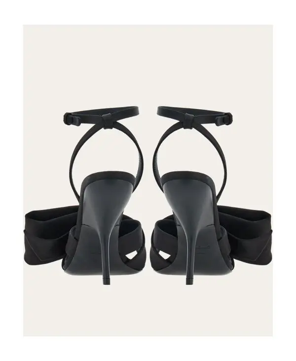 FERRAGAMO Asymmetrical Bow High-heeled Sandals