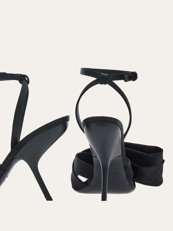 FERRAGAMO Asymmetrical Bow High-heeled Sandals