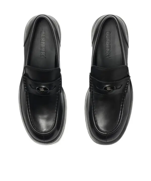 Burberry Rogue Slip-on Loafers With Equestrian Knight Design