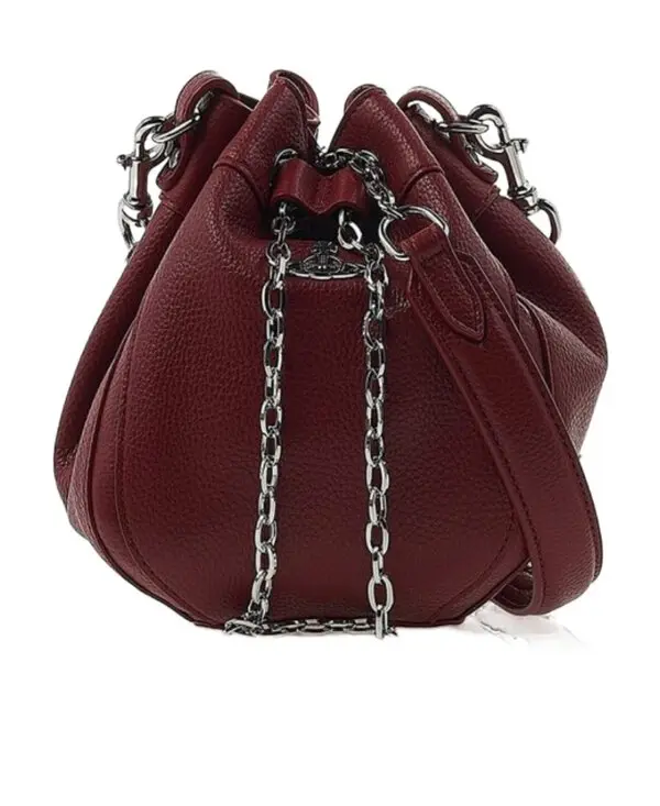 VIVIENNE WESTWOOD Chain Shoulder Bag - Brown