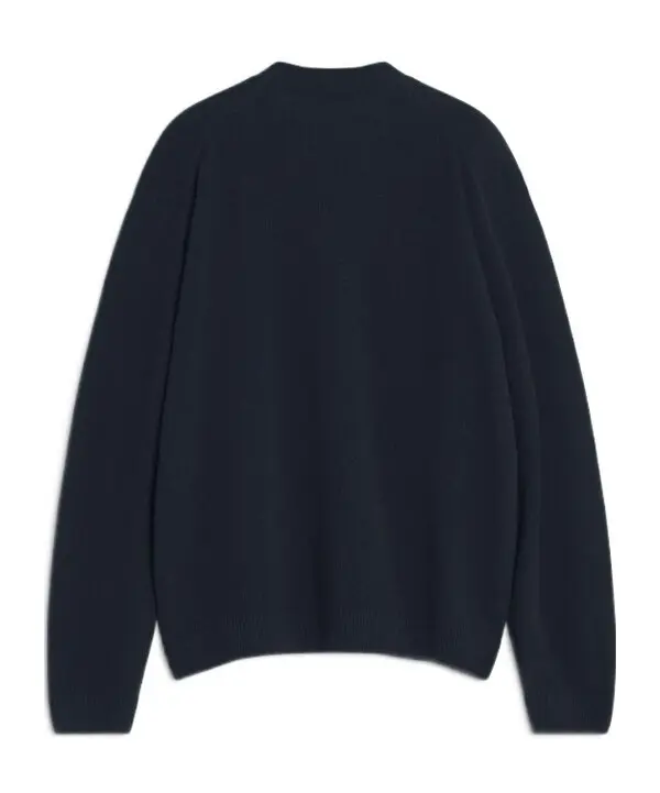 Maison Kitsuné Fox Head V-neck Cardigan - Navy