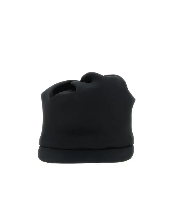 Balenciaga Draped Detail Baseball Cap - Black