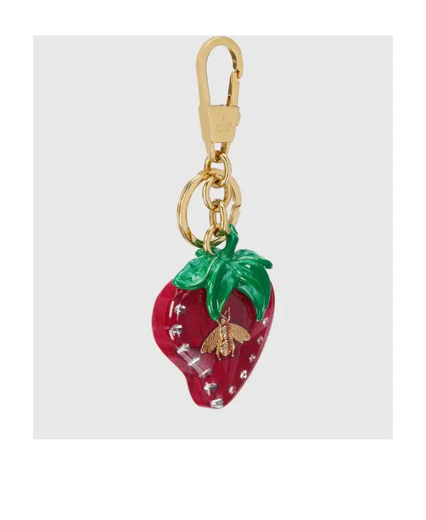 Gucci Bee Strawberry Keychain