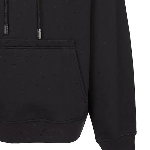 WOOYOUNGMI Hooded Sweatshirt With Floral Graphic - Black
