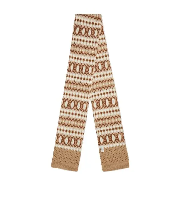 Fendi Nordic Scarf - Brown