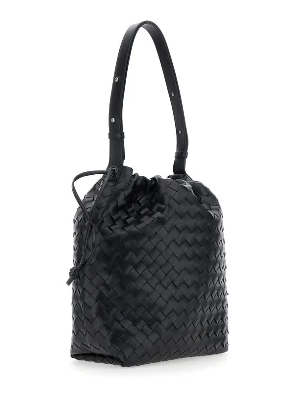 Bottega Veneta Intrecciato Drawstring Bucket Bag