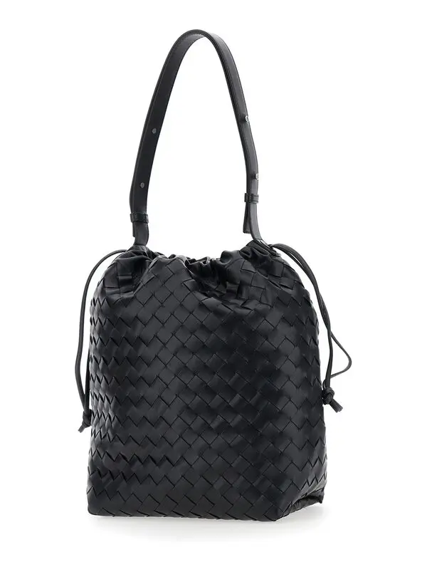 Bottega Veneta Intrecciato Drawstring Bucket Bag