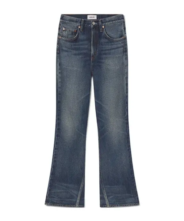 AGOLDE Kick Boot High-rise Bootcut Jeans - Blue