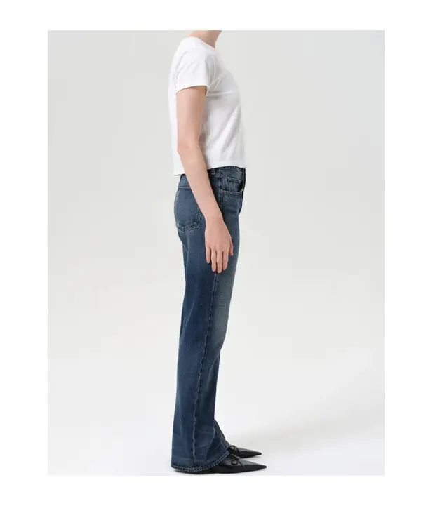 AGOLDE Kick Boot High-rise Bootcut Jeans - Blue