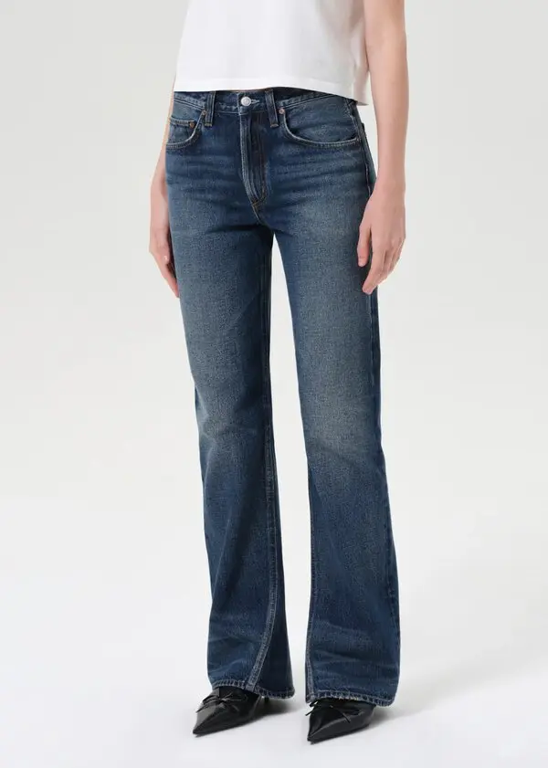 AGOLDE Kick Boot Jeans - Blue