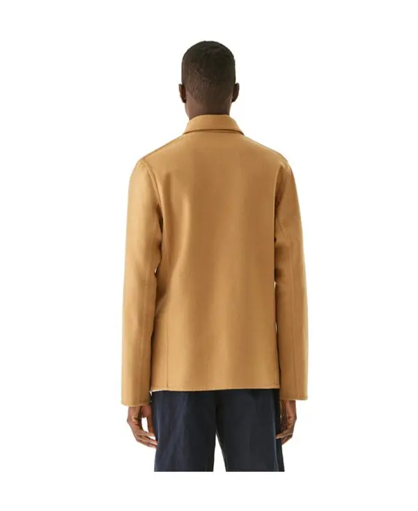 Loewe Shearling Aviator Jacket In Novack And Nappa