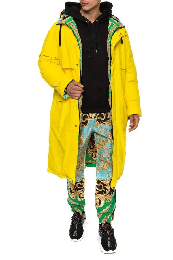 Versace Embroidered Logo Hoodie