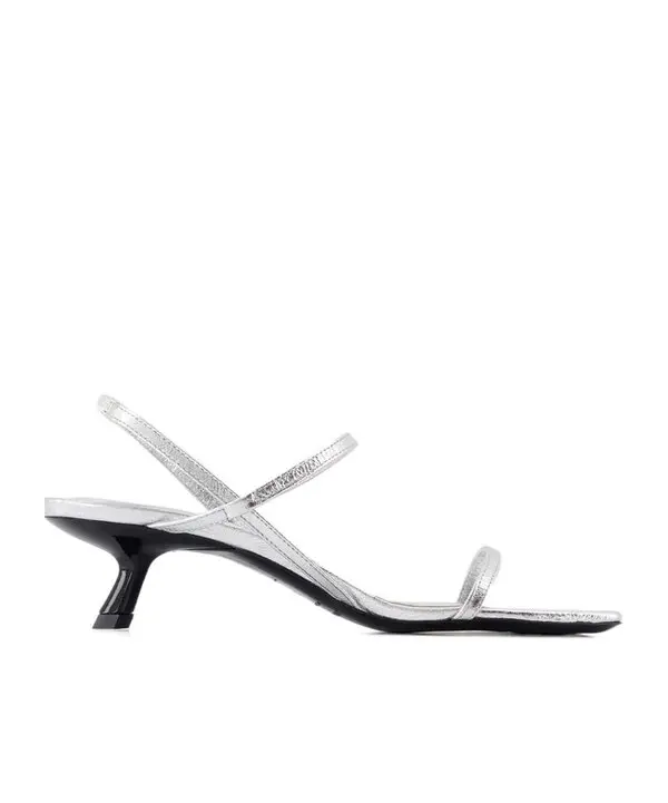 ANINE BING Hilda Slingback Sandals - Silver
