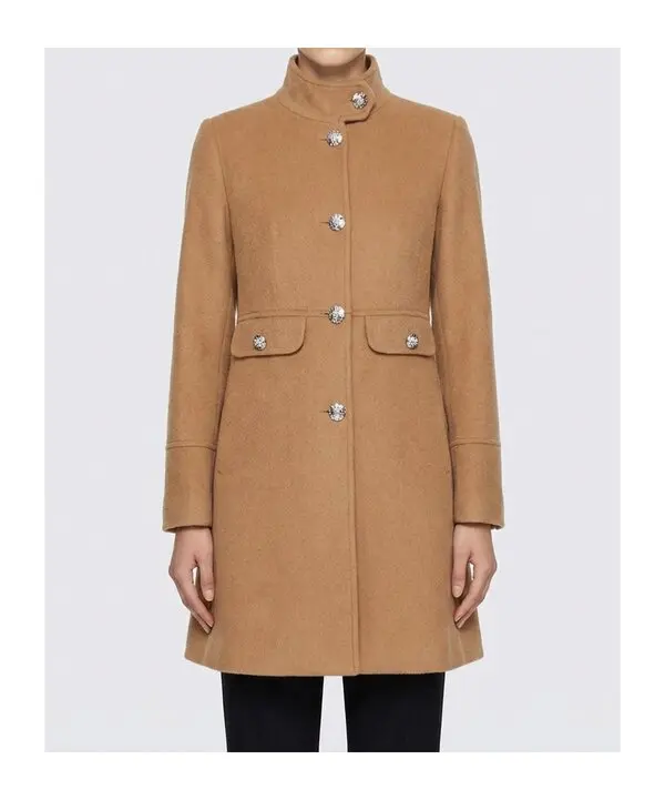 Liu Jo High Neck Buttoned Coat