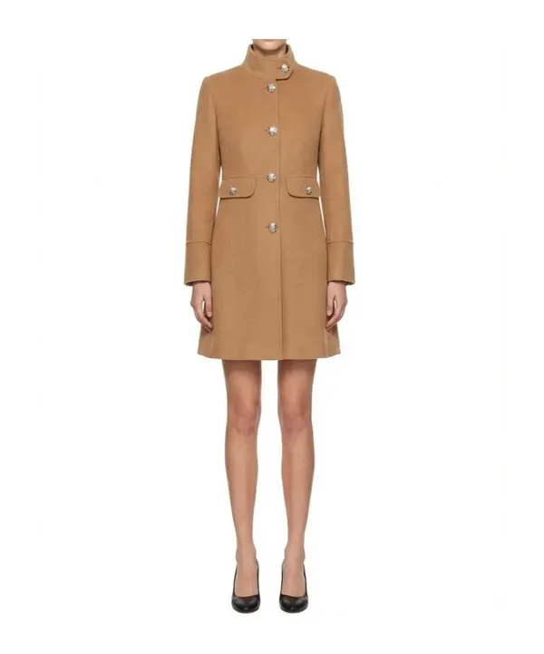 Liu Jo High Neck Buttoned Coat