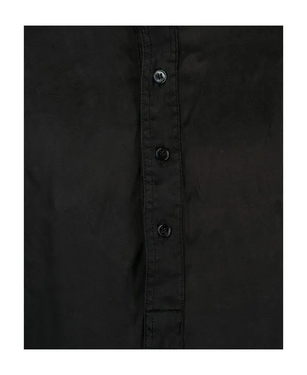 TOM FORD Long-sleeved Half Buttoned Pyjama Shirt - Black