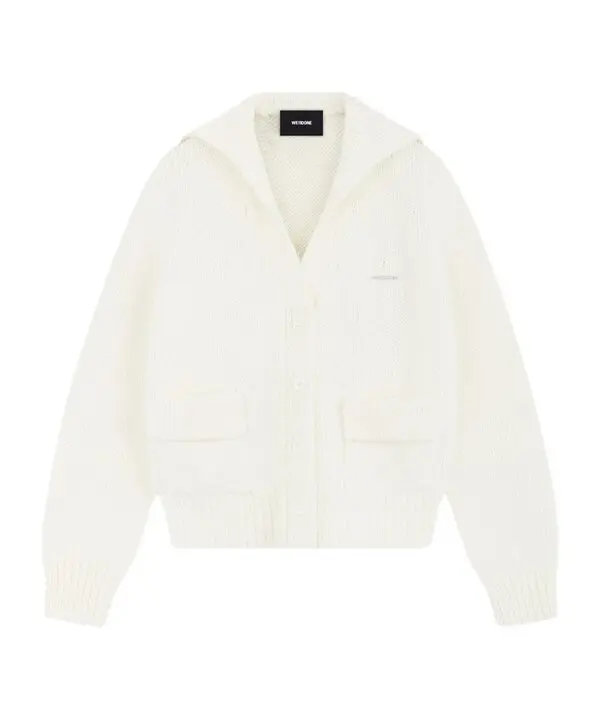 We11Done Sailor Collar Cardigan - Ivory