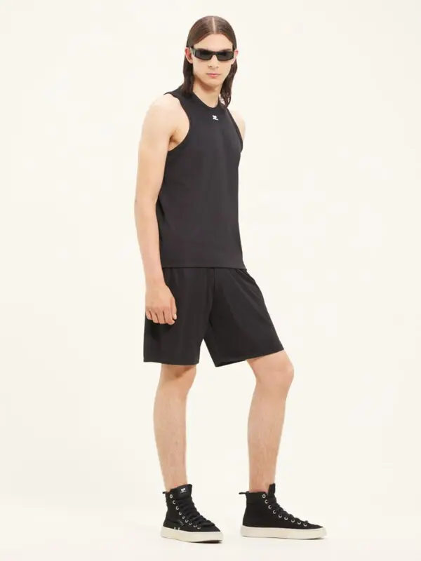 COURREGES Courrèges Crewneck Logo Tank Top