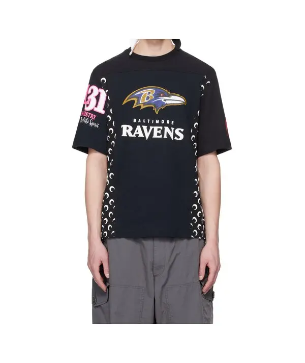 MARINE SERRE Graphic Printed Jersey T-shirt