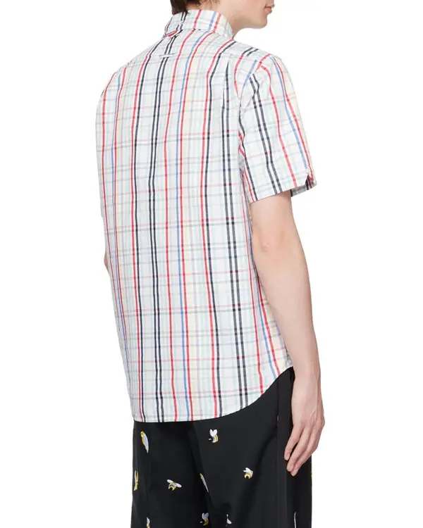 Thom Browne Checkered Short-sleeve Shirt