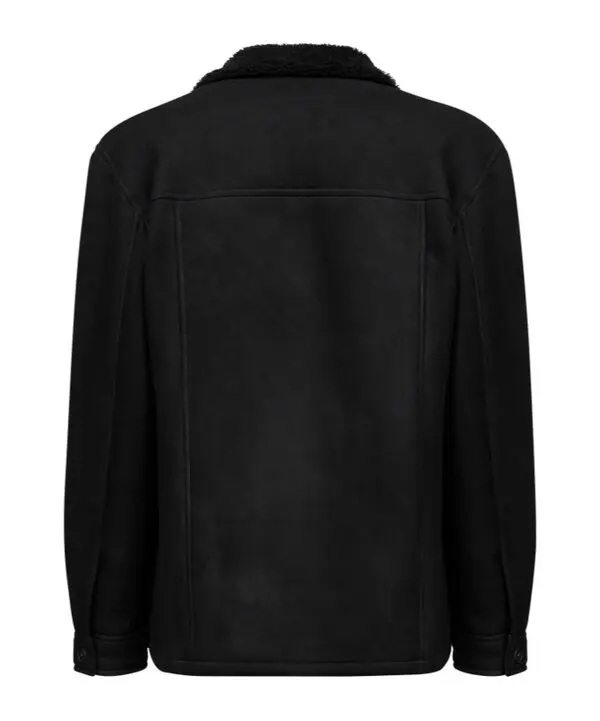 Tagliatore Shearling Collar Coat