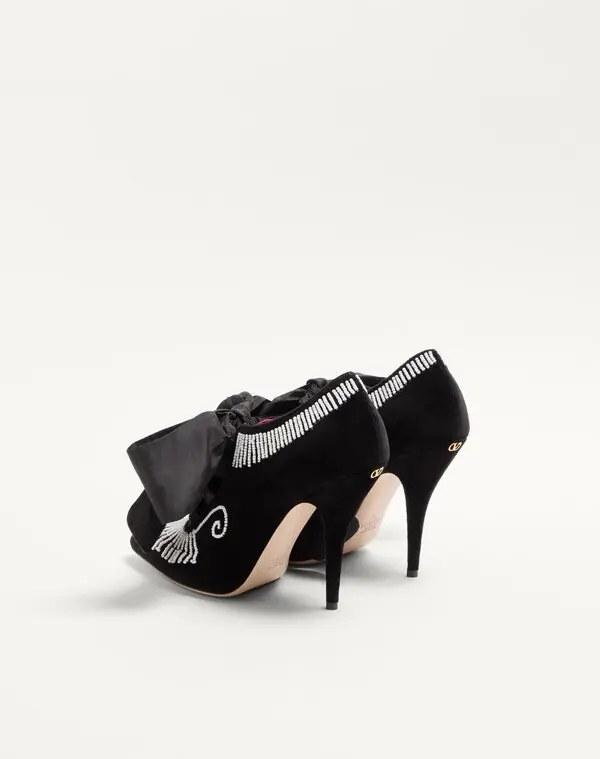 Valentino Garavani Embellished Pointed High Heel Shoes