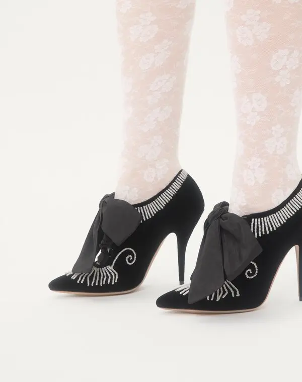 Valentino Garavani Embellished Pointed High Heel Shoes