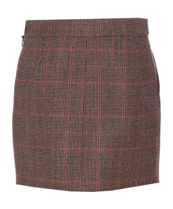 Chloé Plaid Skirt