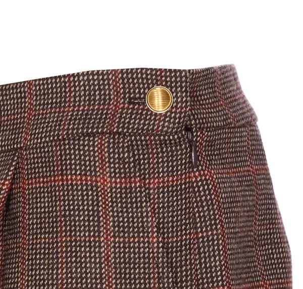 Chloé Plaid Skirt