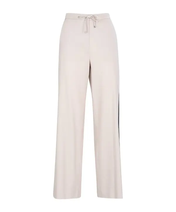 Max Mara Elastic Waist Wide Leg Trousers