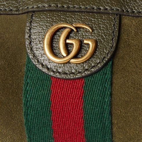 Gucci Ophidia Mini Handbag - Dark Green