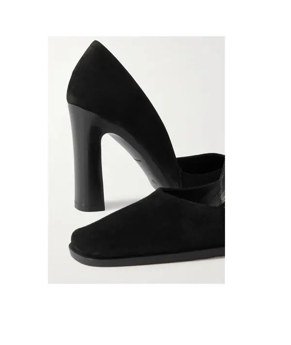 THE ROW Mae Square Toe High Heels