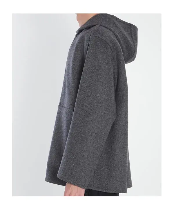 Bottega Veneta Hooded Double Face Zipped Jacket