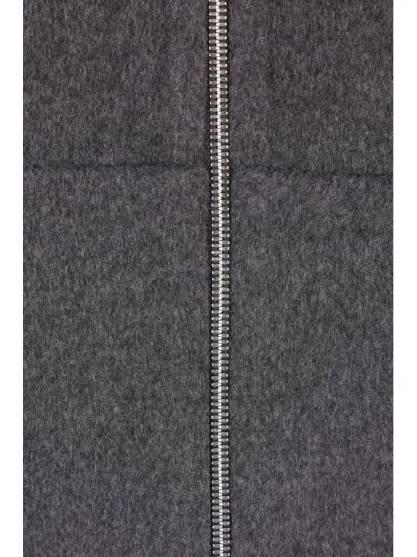 Bottega Veneta Hooded Double Face Zipped Jacket - Black