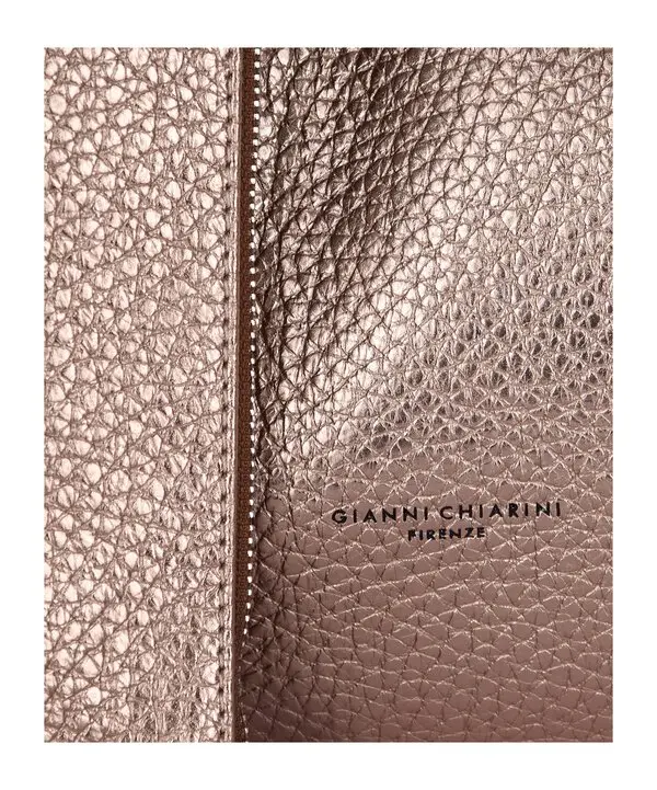 GIANNI CHIARINI Leather Shoulder Bag - Brown