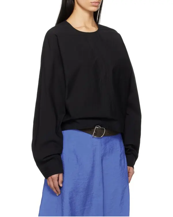 TOTEME Batwing Sleeve Blouse With Pleated Details