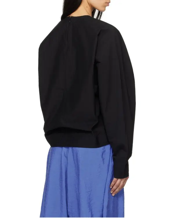TOTEME Batwing Sleeve Blouse With Pleated Details